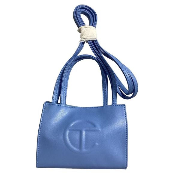 Telfar | Bags | Telfar Small Shopping Bag In Cerulean Blue Leather ...